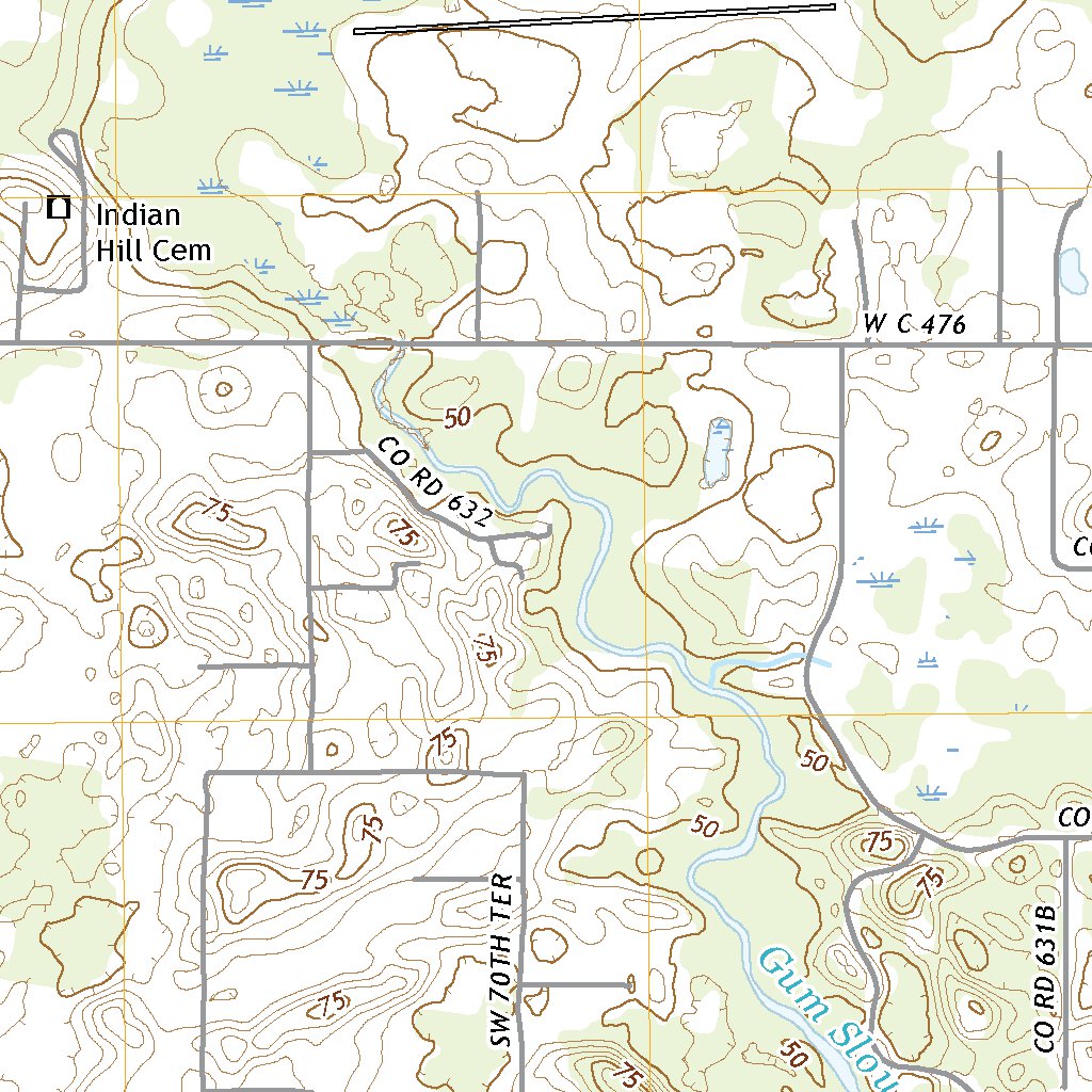 Wahoo, FL (2021, 24000-Scale) Map by United States Geological Survey ...