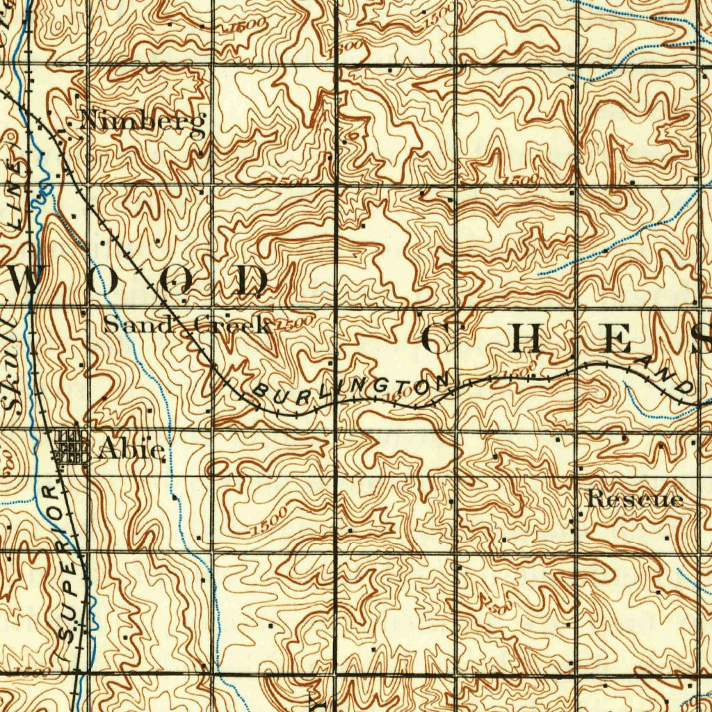 Wahoo, NE (1899, 125000-Scale) Map by United States Geological Survey ...