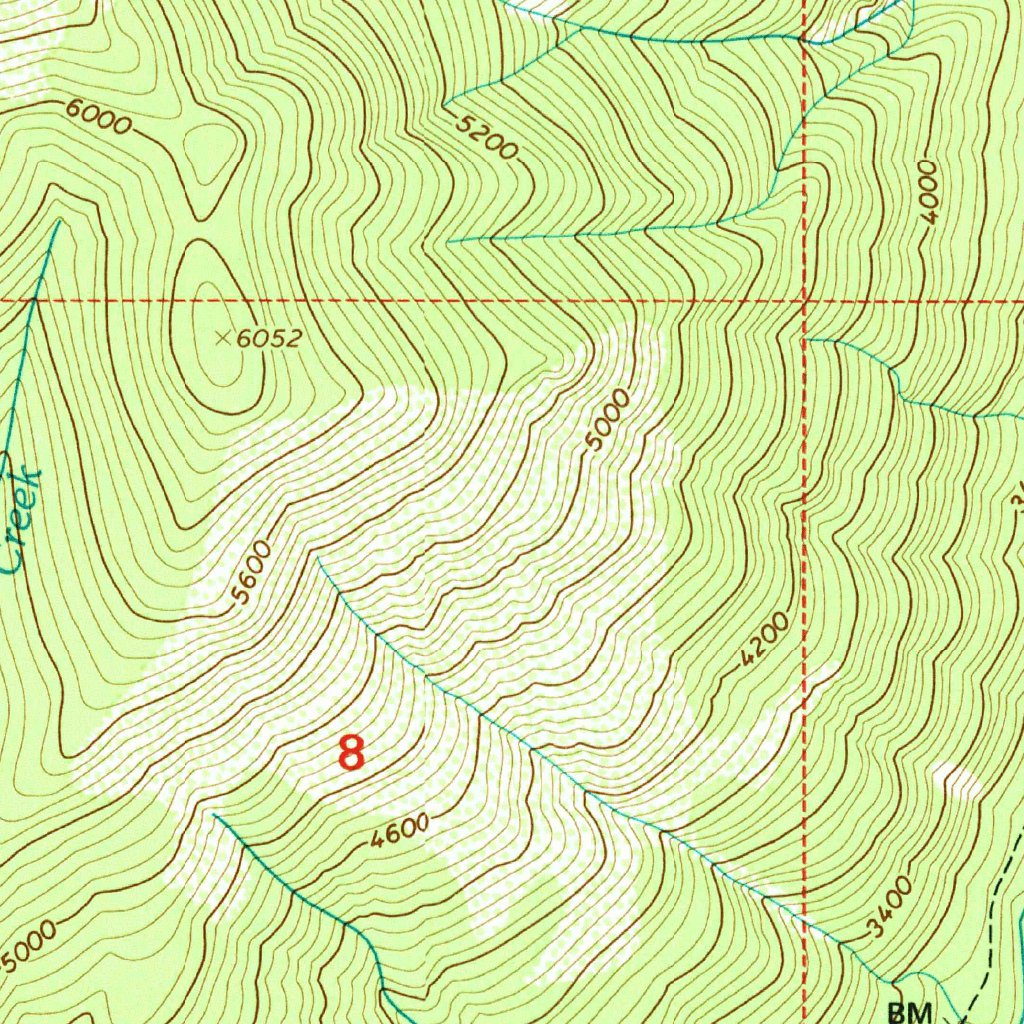 Wahoo Peak, ID (1995, 24000-Scale) Map by United States Geological ...