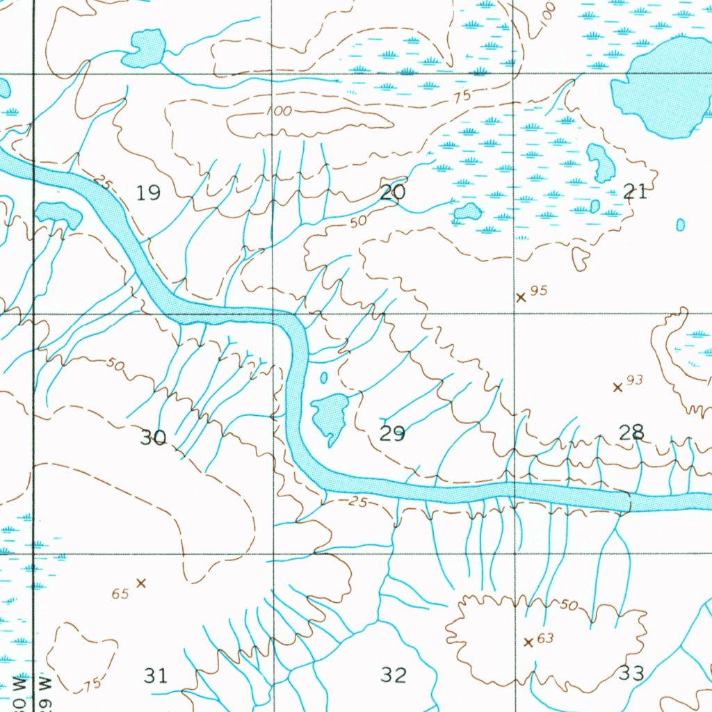 Wainwright A-1, AK (1955, 63360-Scale) Map by United States Geological ...
