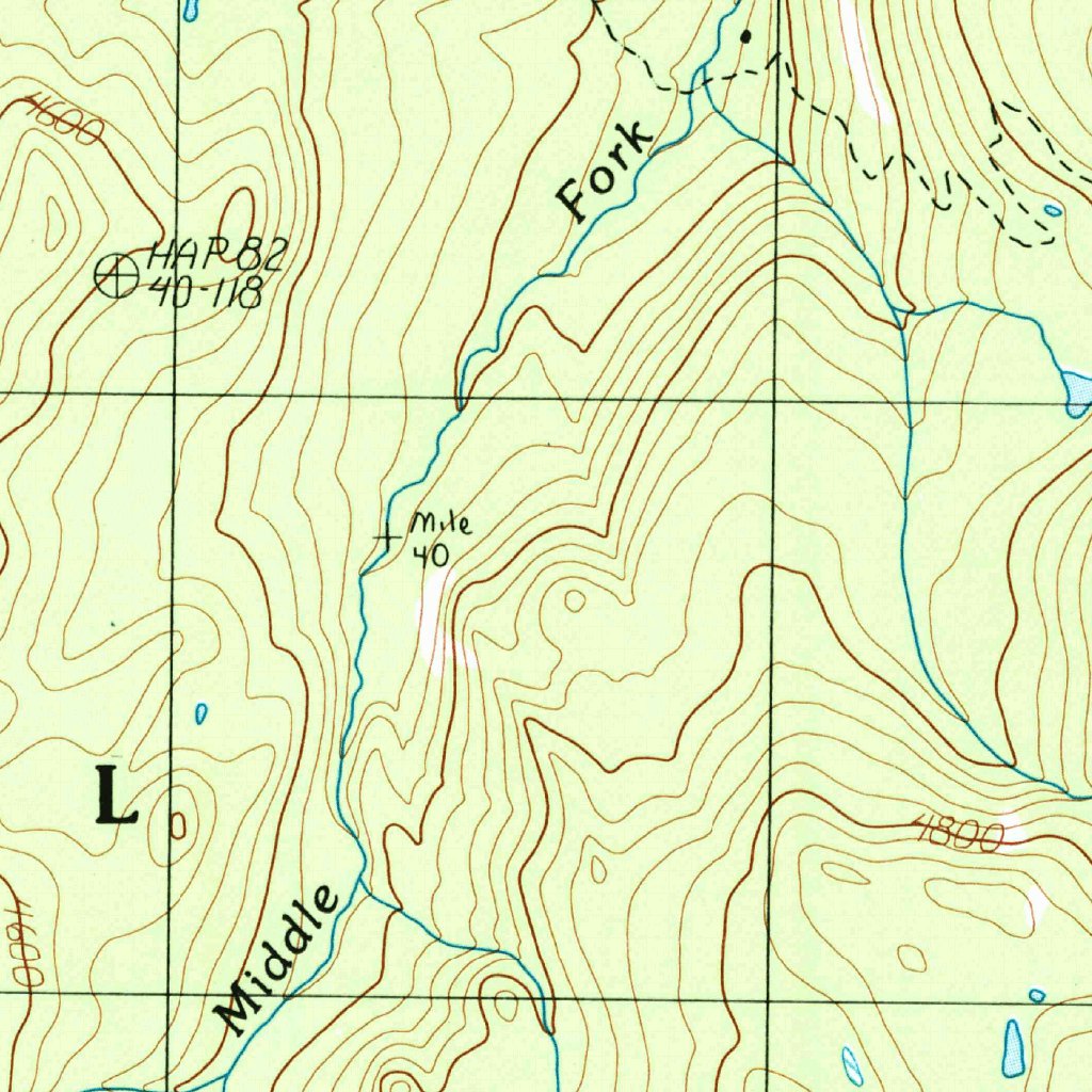 Waldo Mountain, OR (1986, 24000-Scale) Map by United States Geological ...