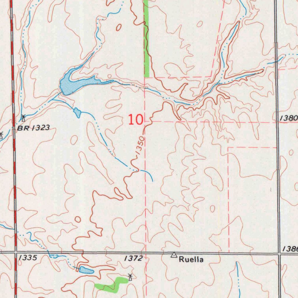 Waldron, KS (1972, 24000-Scale) Map by United States Geological Survey ...
