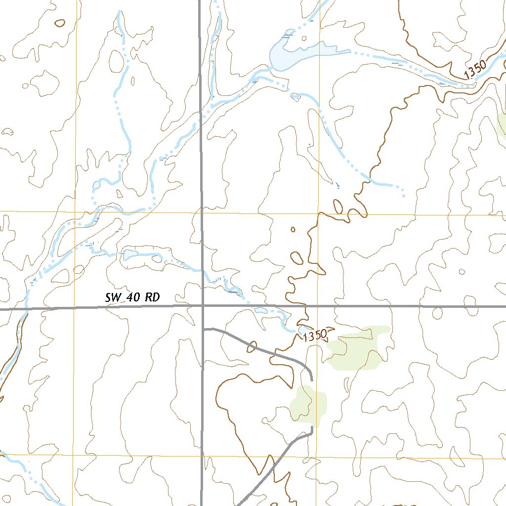 Waldron, KS (2022, 24000-Scale) Map by United States Geological Survey ...