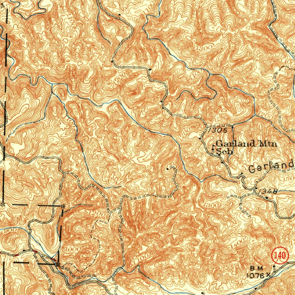 Waleska, GA (1950, 62500-Scale) Map by United States Geological Survey ...