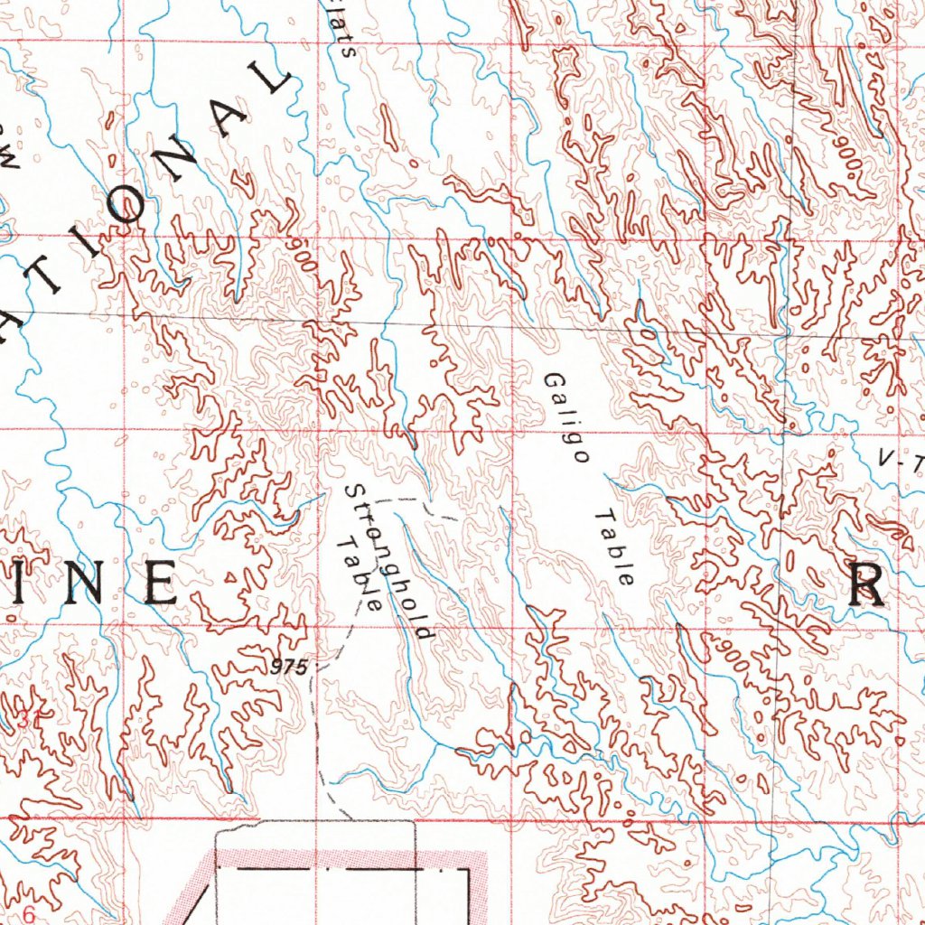 Wall, SD (1981, 100000-Scale) Map by United States Geological Survey ...