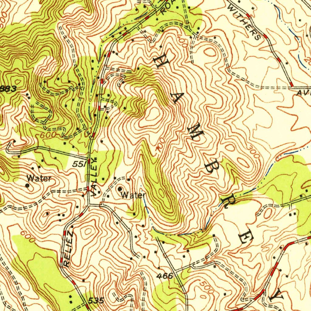 Walnut Creek, CA (1947, 24000-Scale) Map by United States Geological ...
