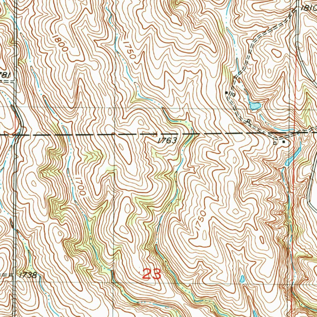 Walnut, NE (1954, 24000-Scale) Map by United States Geological Survey ...