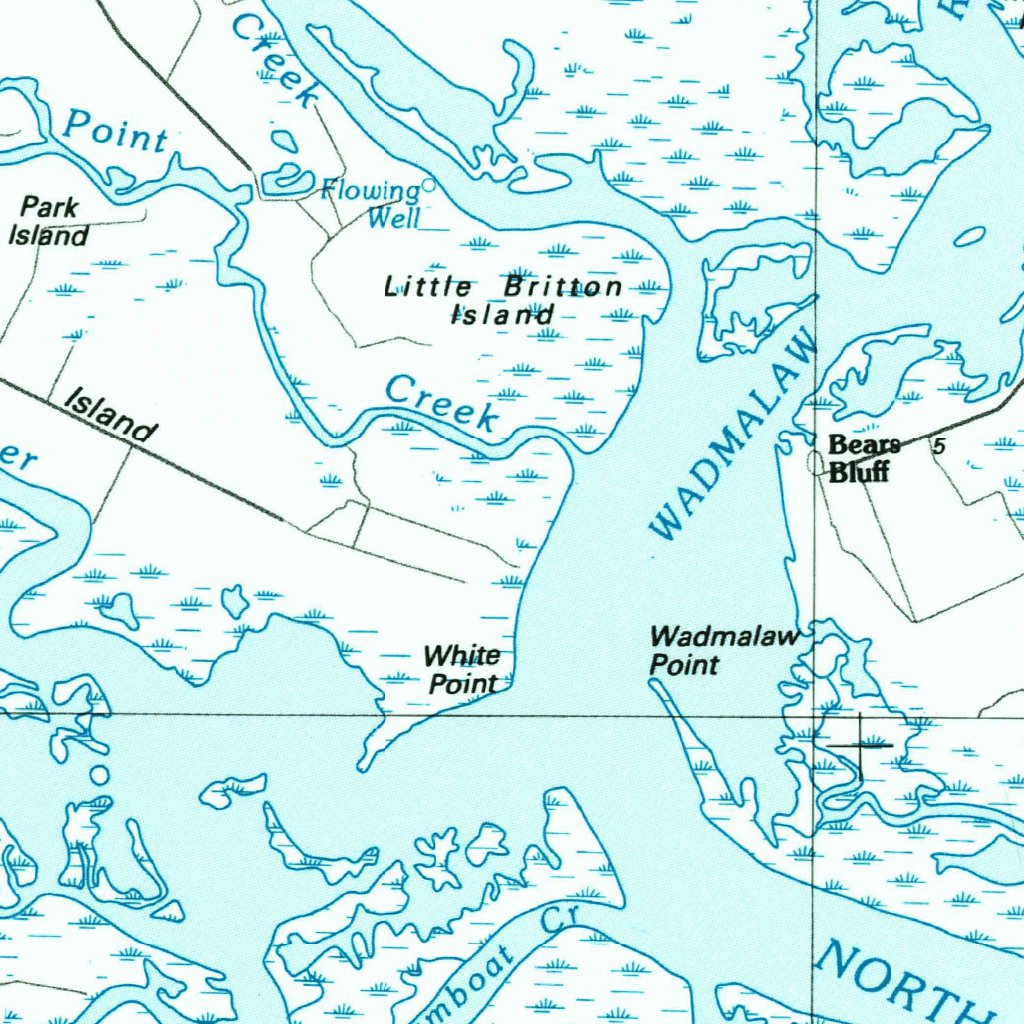 Walterboro, SC (1986, 100000-Scale) Map by United States Geological ...