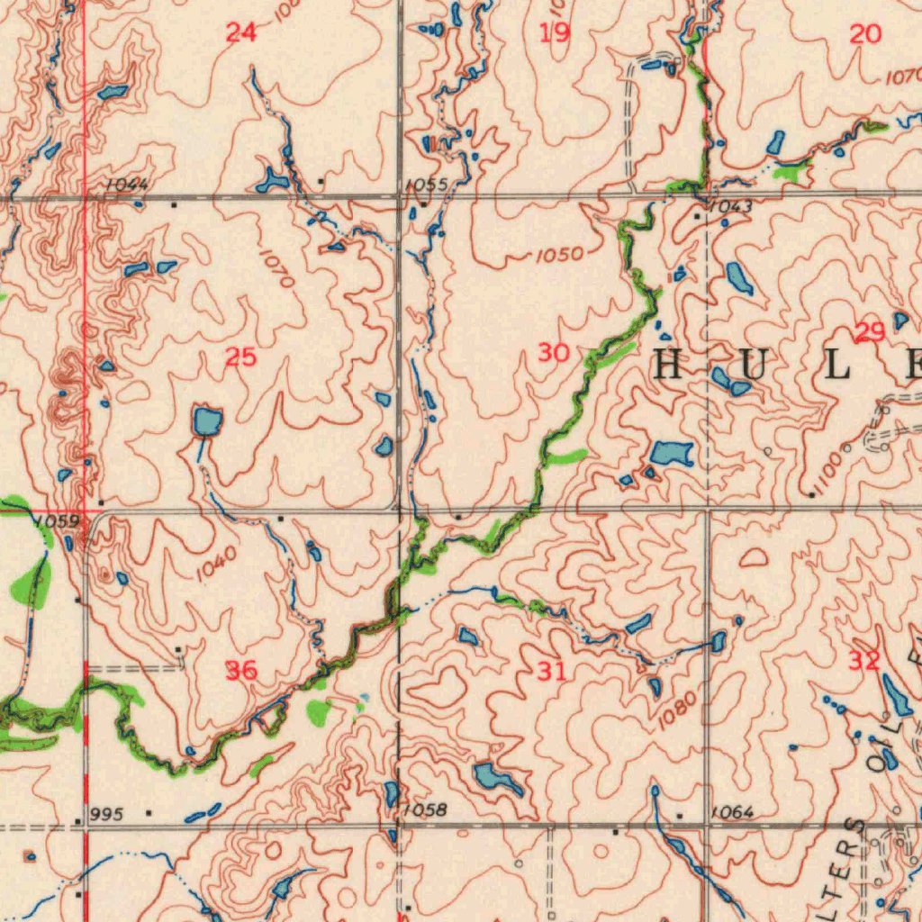 Walters, OK (1962, 62500-Scale) Map by United States Geological Survey ...