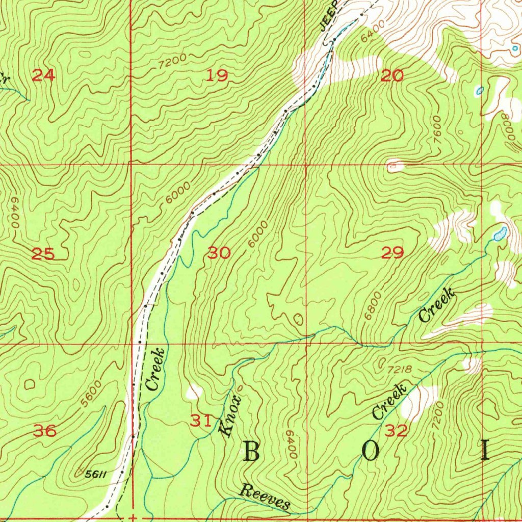 Warm Lake, ID (1954, 62500-Scale) Map by United States Geological ...