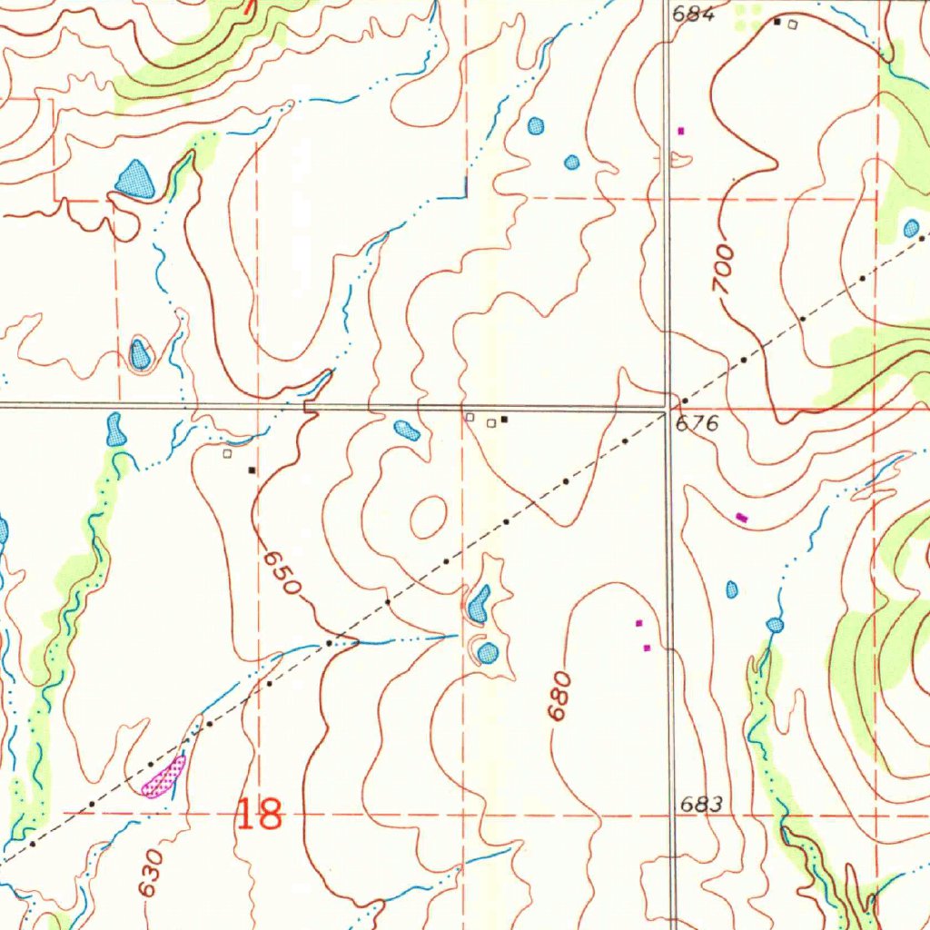 Warner NW, OK (1963, 24000-Scale) Map by United States Geological ...