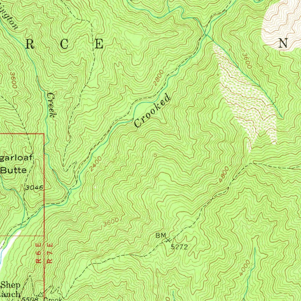 Warren, ID (1956, 62500-Scale) Map by United States Geological Survey ...