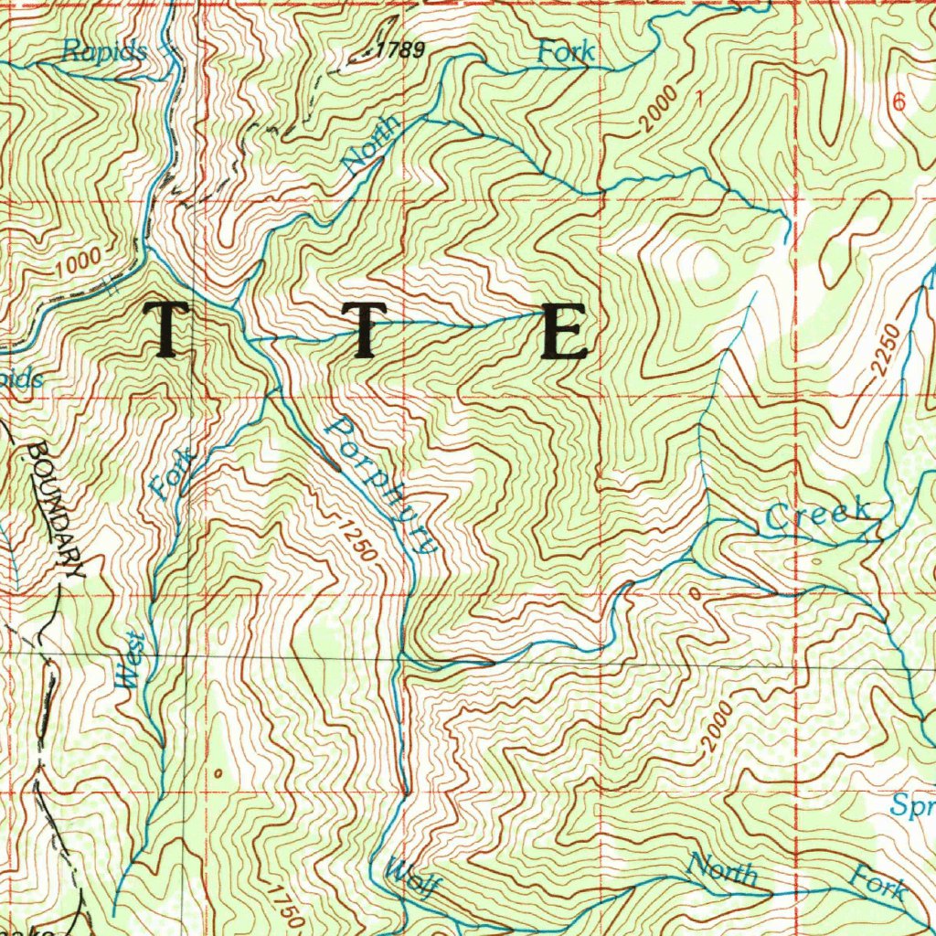 Warren, ID (1981, 100000-Scale) Map by United States Geological Survey ...