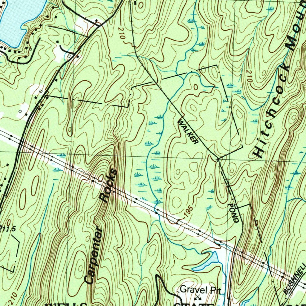 Warren, MA (1982, 25000-Scale) Map by United States Geological Survey ...