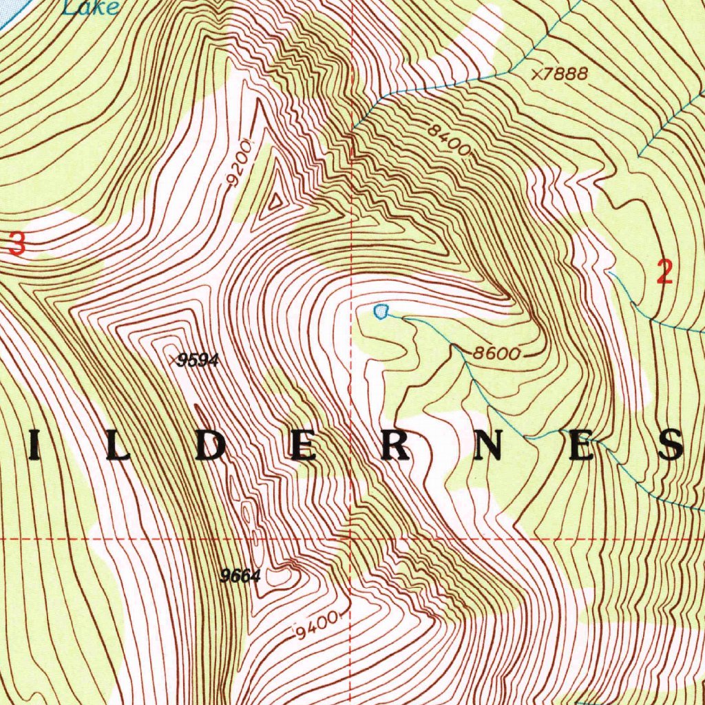 Warren Peak, MT (1997, 24000-Scale) Map by United States Geological ...
