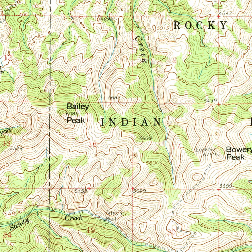 Warrick, MT (1959, 62500-Scale) Map by United States Geological Survey ...
