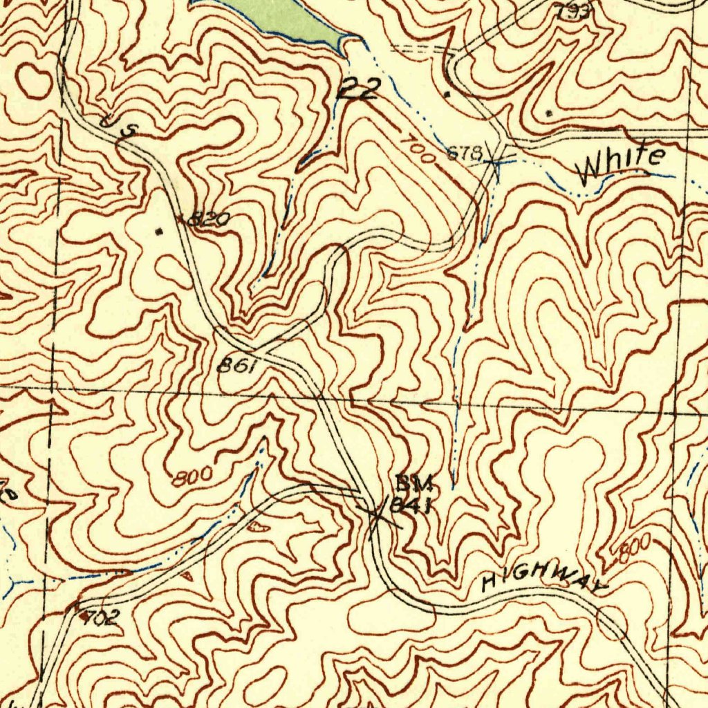 Warsaw East, MO (1935, 24000-Scale) Map by United States Geological ...