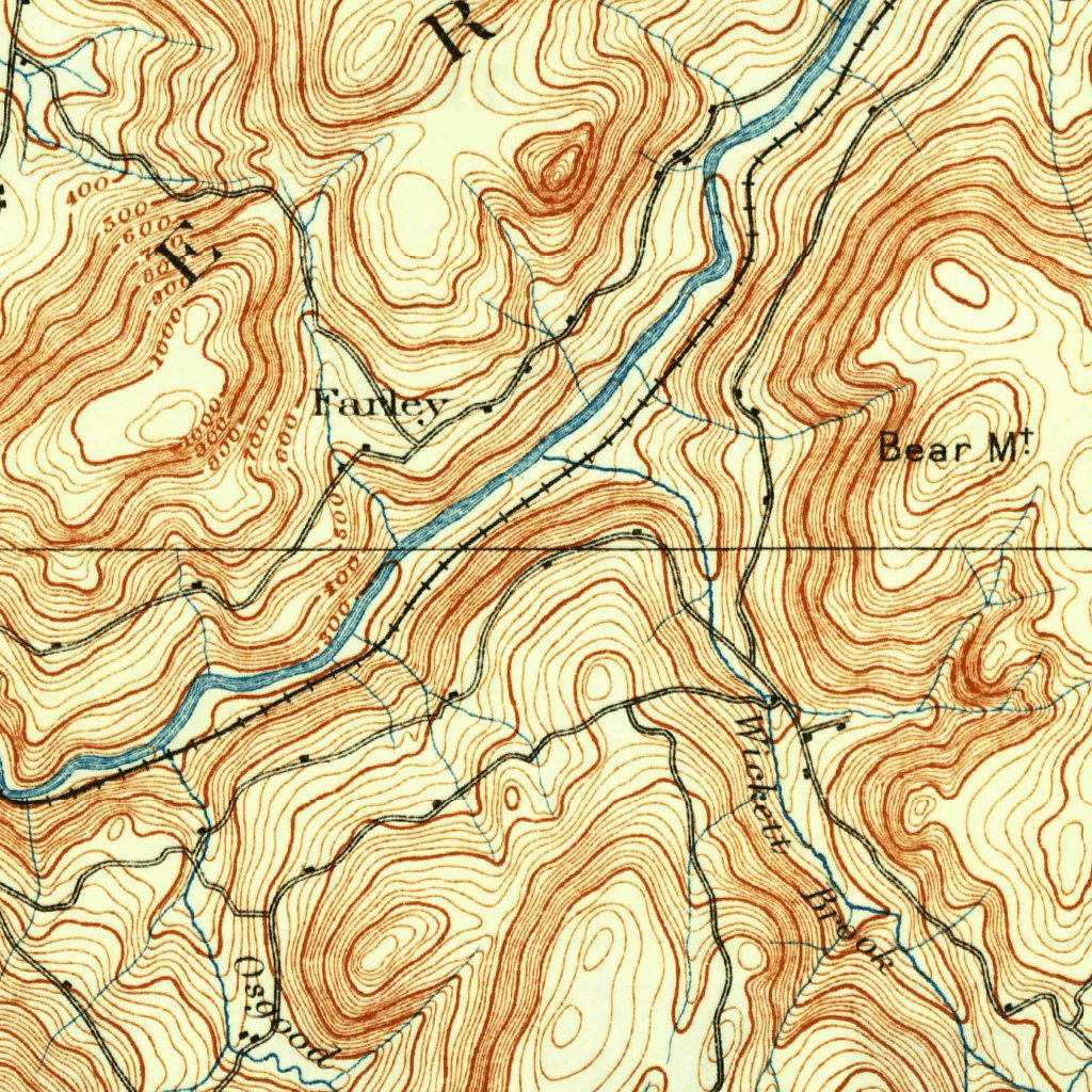Warwick, MA-NH-VT (1935, 62500-Scale) Map by United States Geological ...