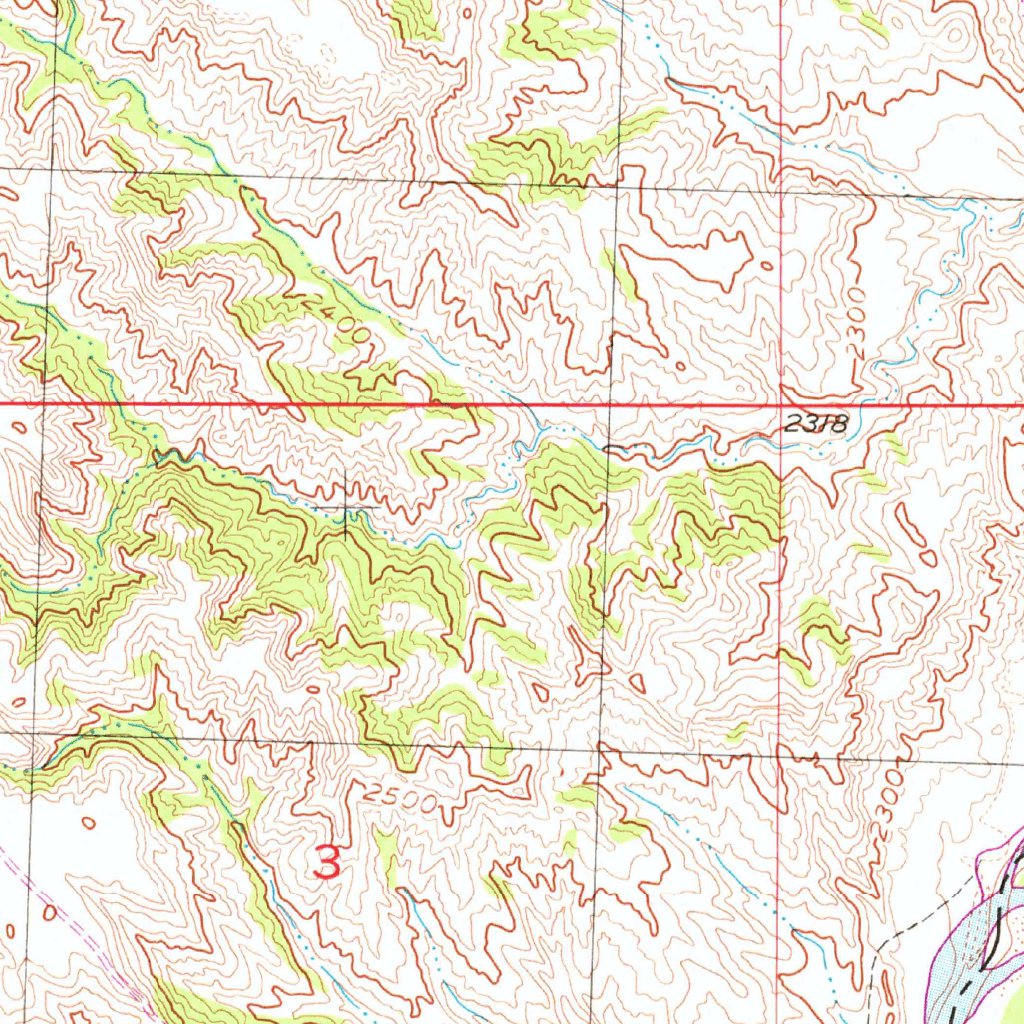 Wasta NW, SD (1954, 24000-Scale) Map by United States Geological Survey ...