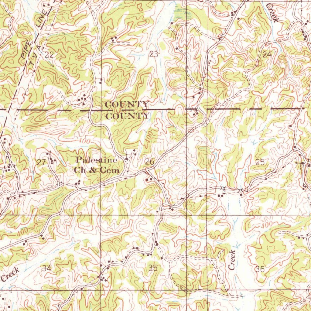 Water Valley, MS (1954, 62500-Scale) Map by United States Geological ...