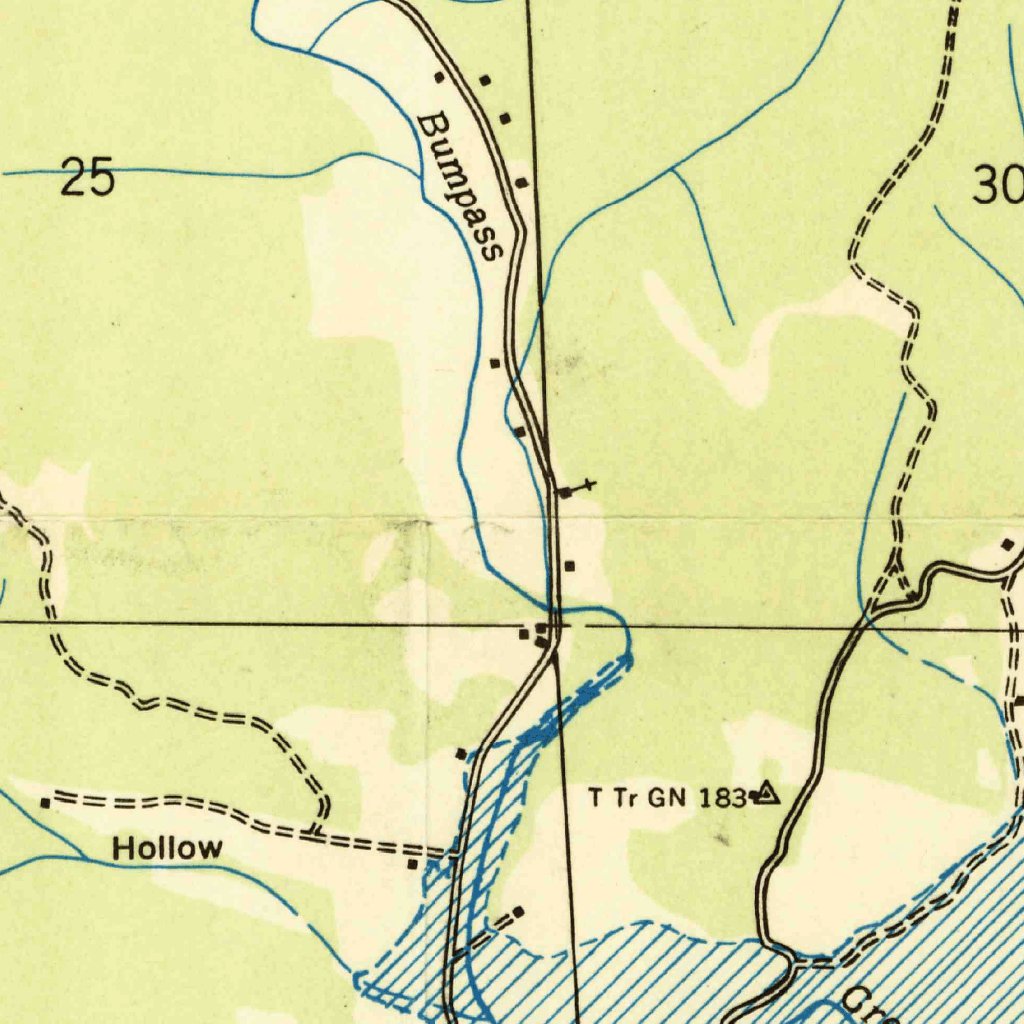 Waterloo, AL-MS (1936, 24000-Scale) Map by United States Geological ...