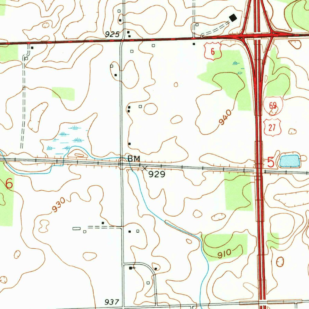 Waterloo, IN (1973, 24000-Scale) Map by United States Geological Survey ...