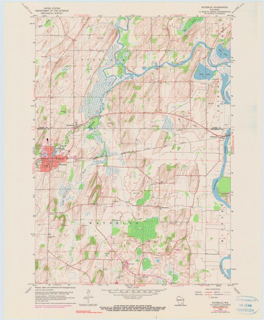 Waterloo, WI (1959, 24000-Scale) Map by United States Geological Survey ...