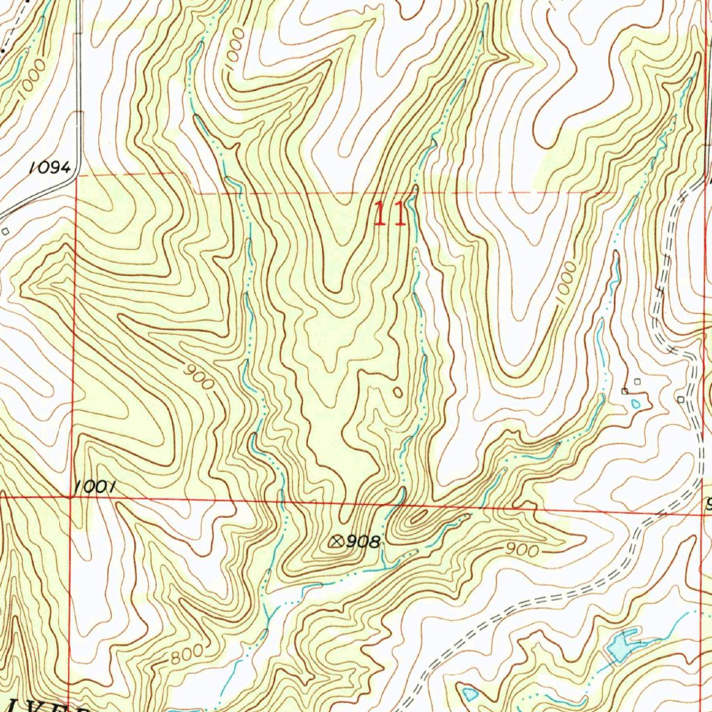 Waterville, IA (1971, 24000-Scale) Map by United States Geological ...