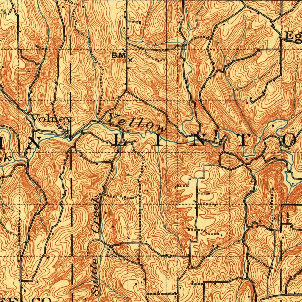 Waukon, IA-WI (1903, 125000-Scale) Map by United States Geological ...