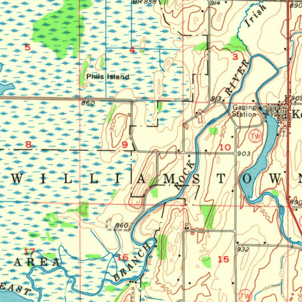 Waupun, WI (1955, 62500-Scale) Map by United States Geological Survey ...