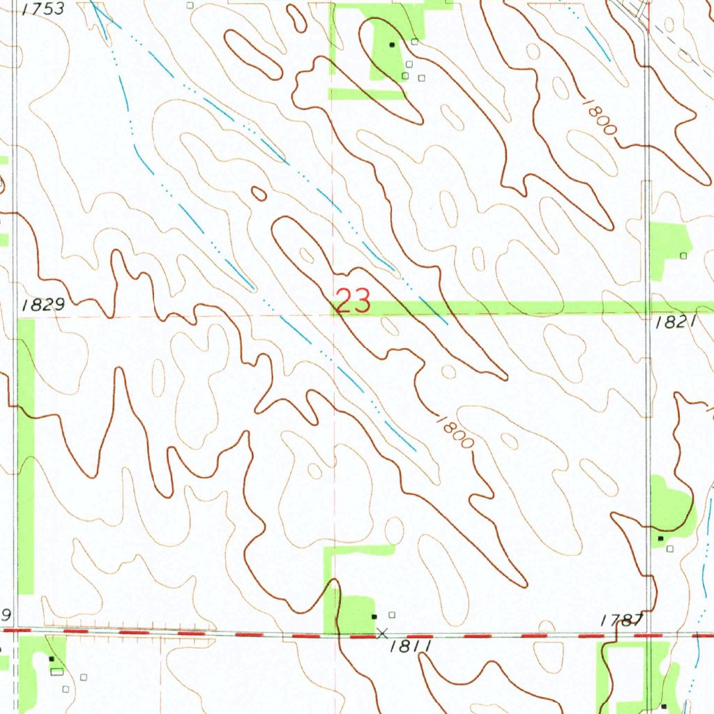 Wausa, NE (1971, 24000-Scale) Map by United States Geological Survey ...