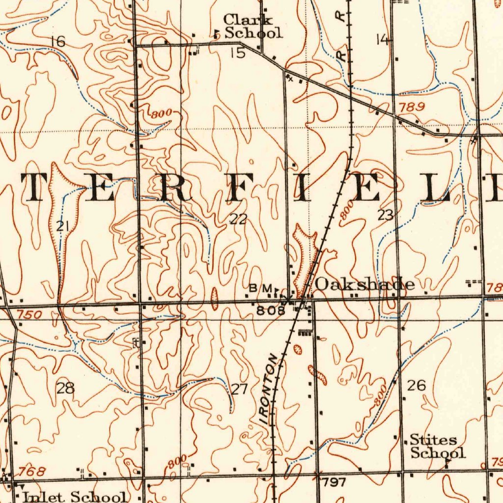 Wauseon, OH-MI (1911, 62500-Scale) Map by United States Geological ...