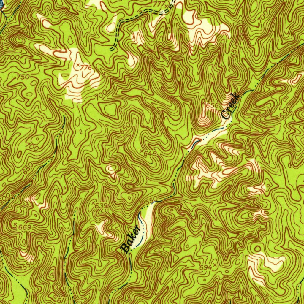 Waverly Hall, GA (1950, 24000-Scale) Map by United States Geological ...
