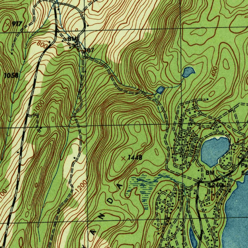 Wawayanda, NJ-NY (1943, 31680-Scale) Map by United States Geological ...