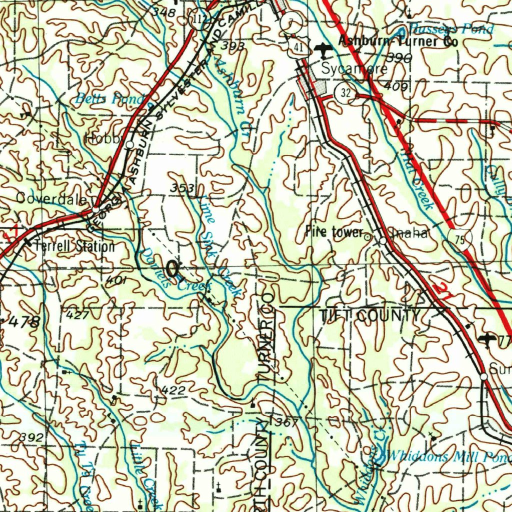 Waycross, GA (1953, 250000-Scale) Map by United States Geological ...