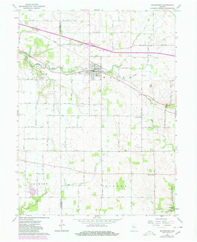 Waynetown, IN (1962, 24000-Scale) Map by United States Geological ...