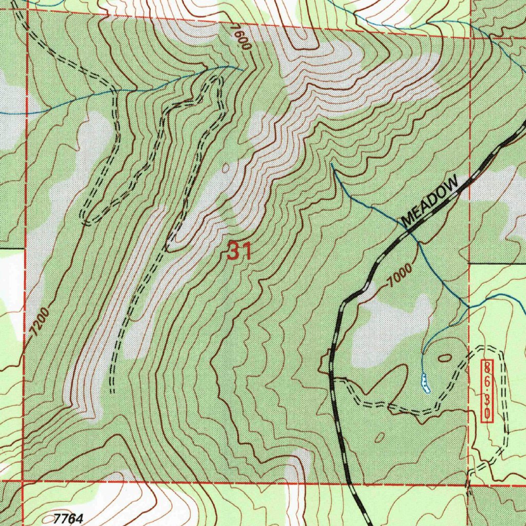 Webber Peak, CA (2000, 24000-Scale) Map by United States Geological ...