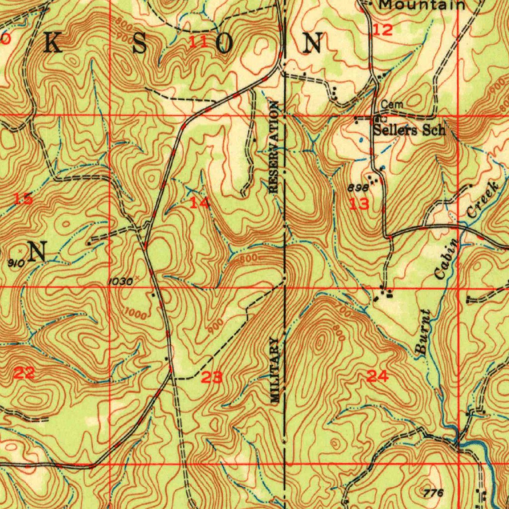 Webbers Falls, OK (1950, 62500-Scale) Map by United States Geological ...