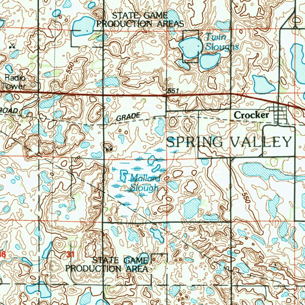 Webster, SD (1985, 100000-Scale) Map by United States Geological Survey ...