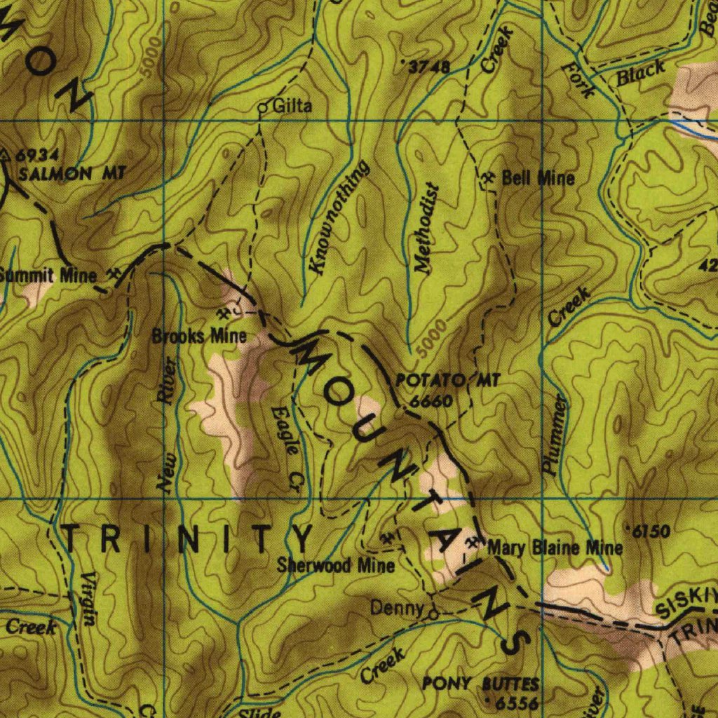 Weed, CA-OR (1950, 250000-Scale) Map by United States Geological Survey ...