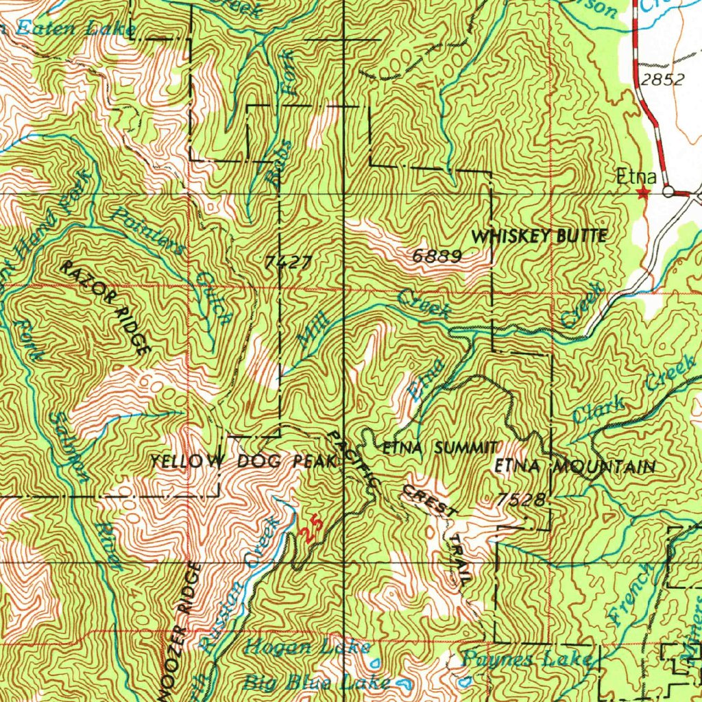 Weed, CA-OR (1958, 250000-Scale) Map by United States Geological Survey ...