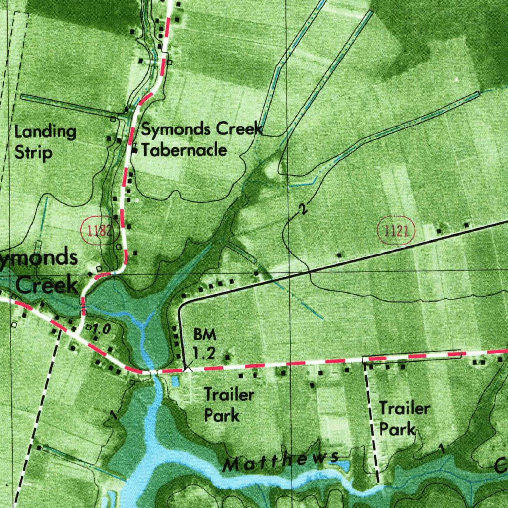 Weeksville, NC (1982, 24000-Scale) Map by United States Geological ...