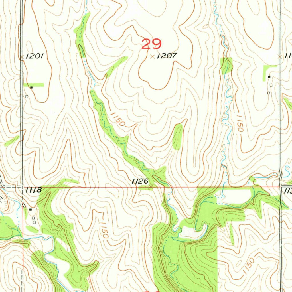 Weeping Water NE, NE (1956, 24000-Scale) Map by United States ...