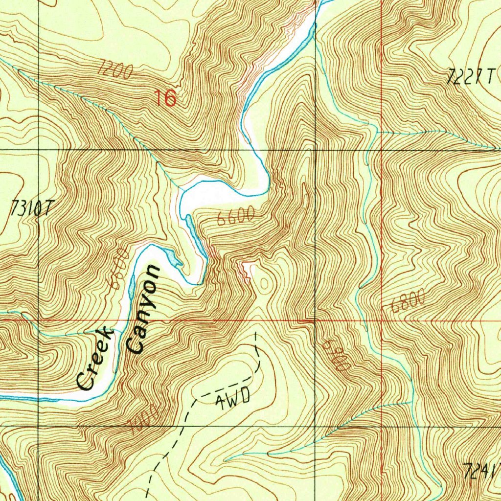 Weimer Point, AZ (1990, 24000-Scale) Map by United States Geological ...