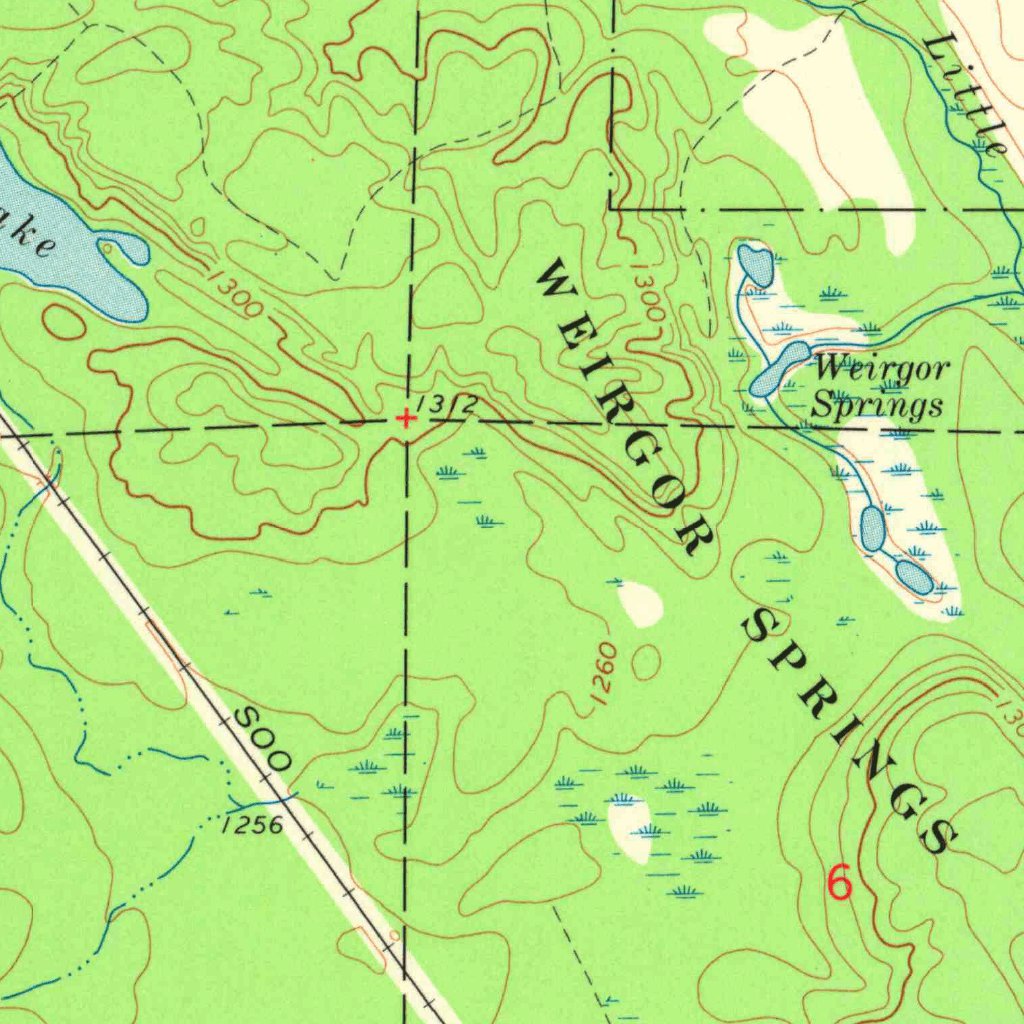 Weirgor, WI (1972, 24000-Scale) Map by United States Geological Survey ...