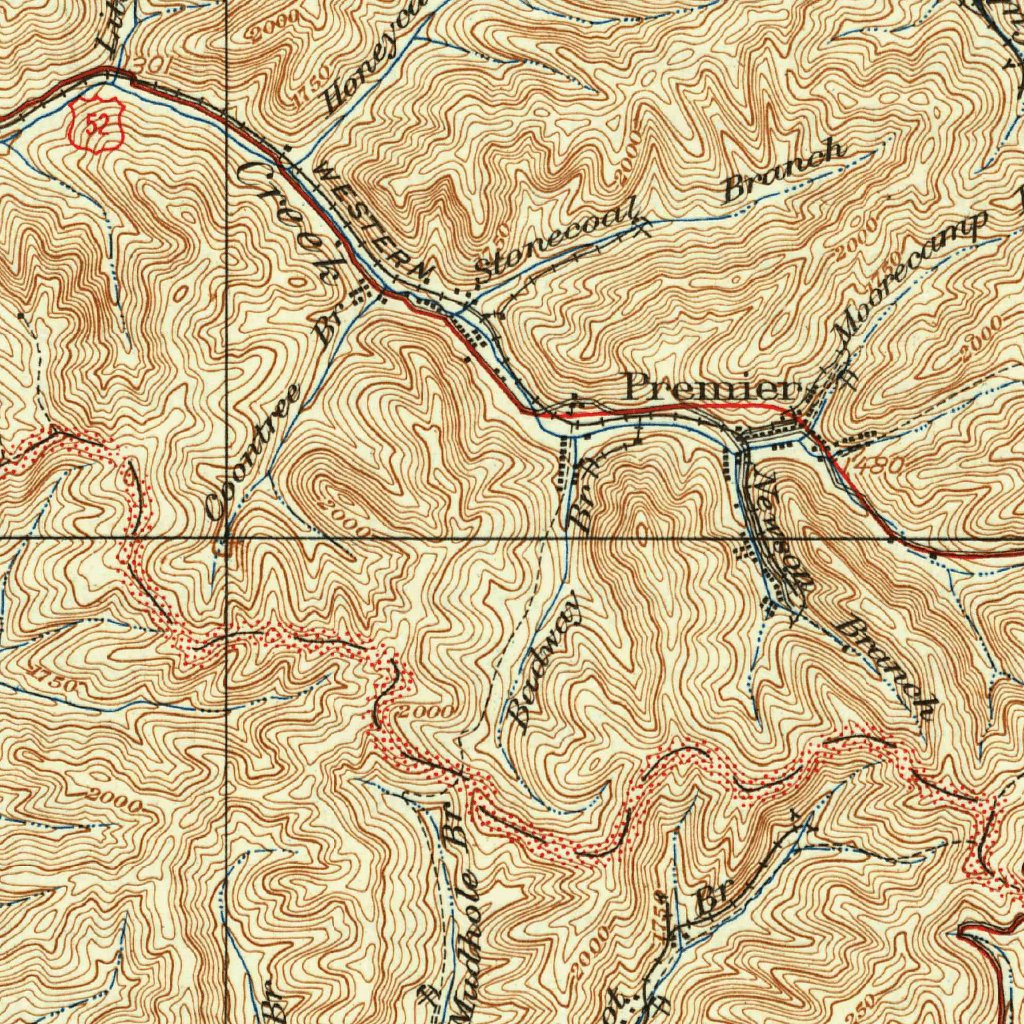 Welch, WV-VA (1926, 62500-Scale) Map by United States Geological Survey ...