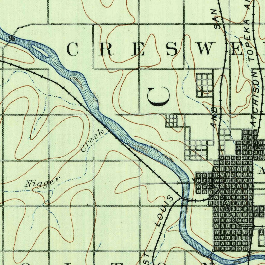 Wellington, KS (1890, 125000-Scale) Map by United States Geological ...