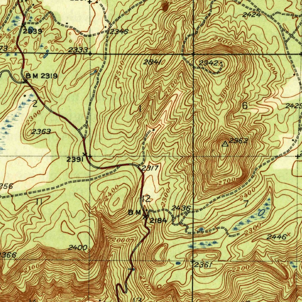 Wellpinit, WA (1944, 62500-Scale) Map by United States Geological ...