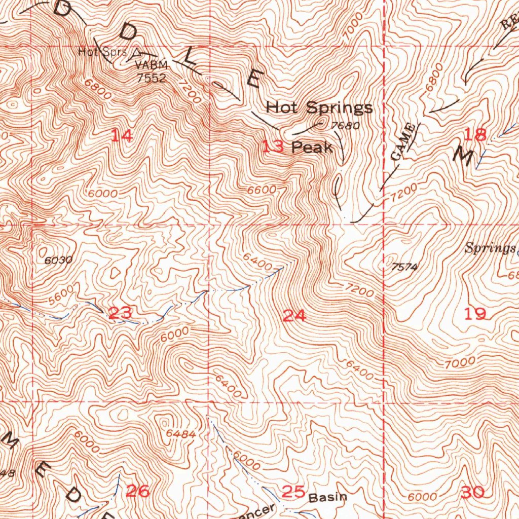 Wendel, CA (1954, 62500-Scale) Map by United States Geological Survey ...