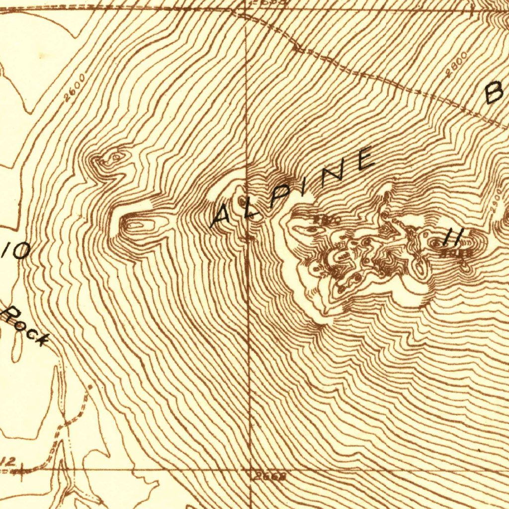 West Alpine Butte, CA (1930, 24000-Scale) Map by United States ...